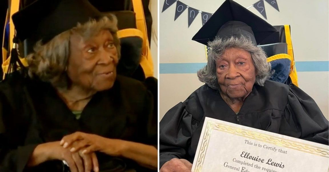 90 Year Old Mom Achieves Lifelong Ambition By Receiving High School